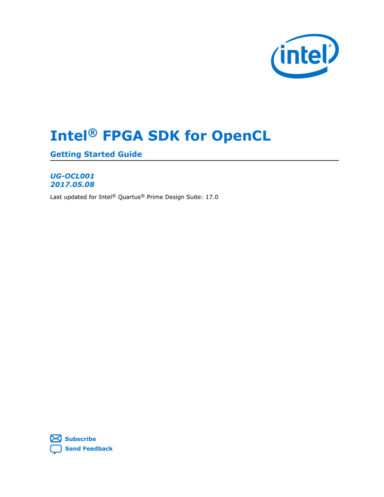 Opencl Fpga Intel _ Intel Fpga Software Development Kit For Opencl – KZZTYJ