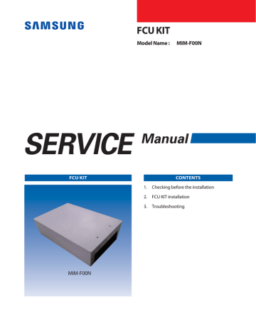 Samsung FCU KIT MIM-F00N Service Manual | Manualzz