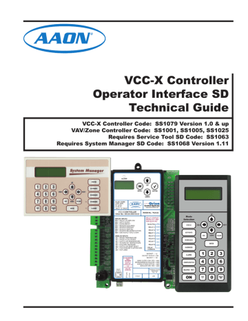AAON SS1025 Technical Manual | Manualzz