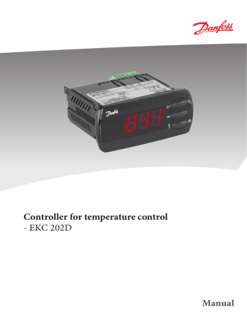 Danfoss EKC 202D manual | Manualzz