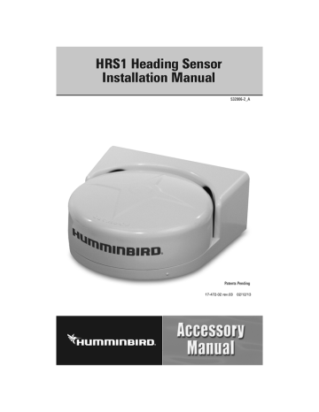 Humminbird Heading Sensor HRS1 Installation Manual | Manualzz