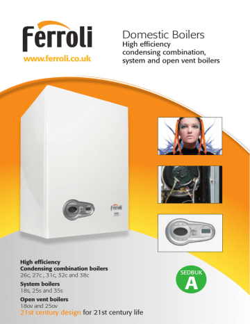 Ferroli MODENA 27 C HE Technical Specification | Manualzz