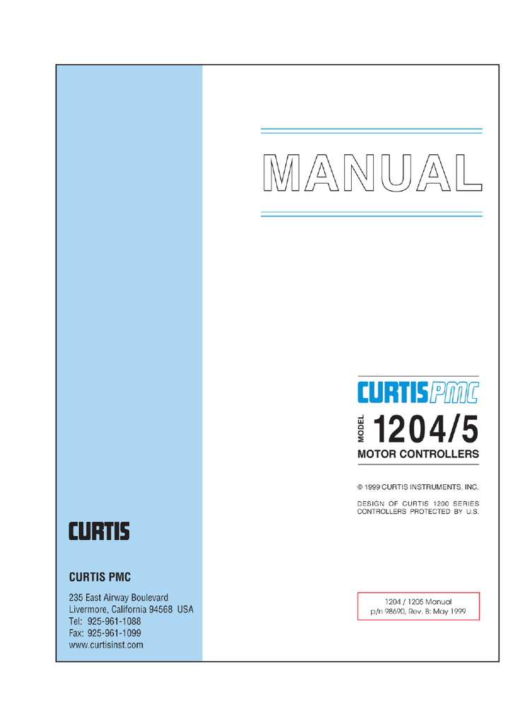 Curtis 1204 manual | Manualzz