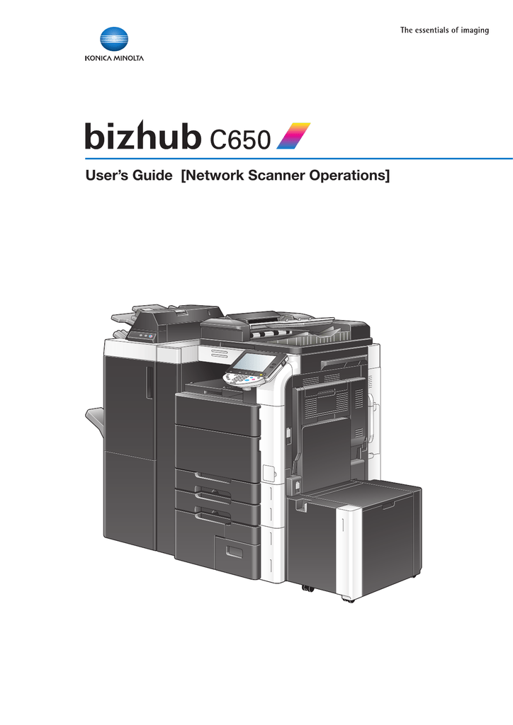 Konica Minolta bizhub C650 Series User manual | Manualzz