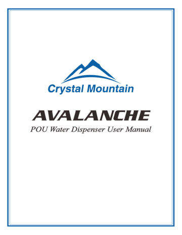 Avalanche POU Water Dispenser User Manual | Manualzz