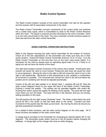 Radio Control System F-14 User Manual | Manualzz