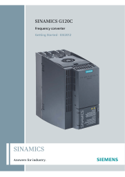 Siemens SINAMICS G120C - Reference manual, Operating instructions ...