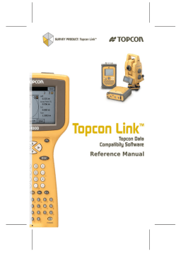 Topcon Topcon Link - Reference manual, User manual