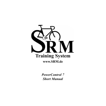 SRM PowerControl 7 Short Manual | Manualzz