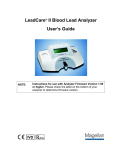 Magellan LeadCare II Quick Reference Manual | Manualzz