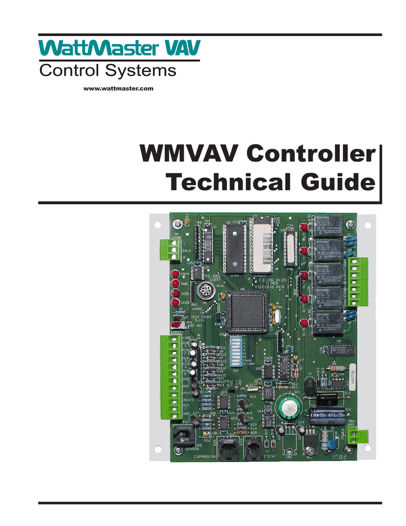 WattMaster VAV WMVAV Controller Technical Guide | Manualzz