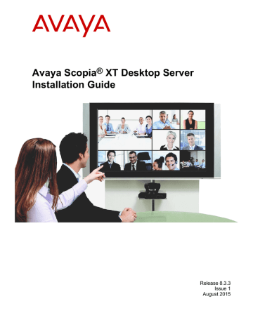 Avaya Scopia XT Camera Switch Installation manual | Manualzz