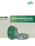 SEMCO Energy Recovery Wheel Owner's Manual | Manualzz