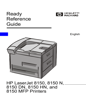 HP LaserJet 8150 Printer series Reference Guide | Manualzz