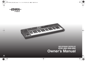 Using control maps. Roland PCR-300, PCR-800, PCR-500 | Manualzz