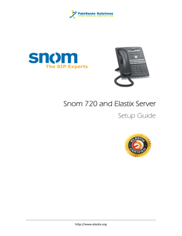 Snom 720 Setup Guide | Manualzz