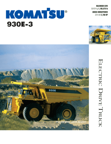 Komatsu 930E-4 Brochure | Manualzz