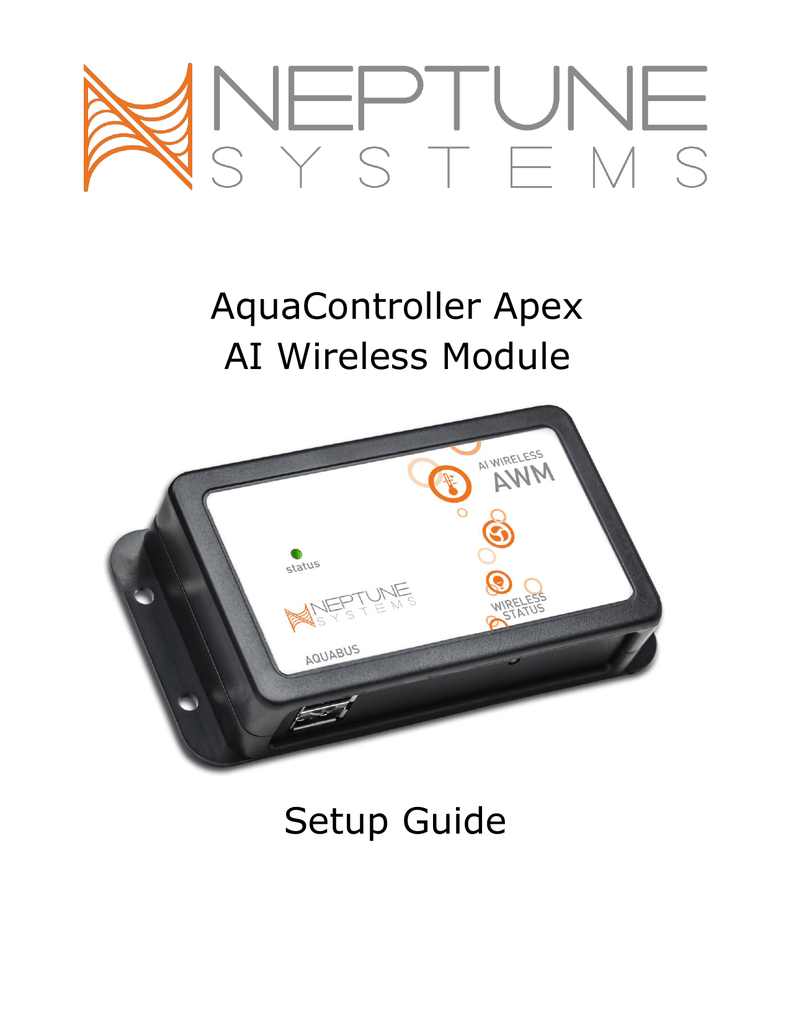 Neptune AWM: AI Wireless Module User Manual | Manualzz