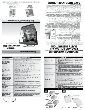 Marineland MarineLand Contour Glass Aquarium Kit Starter Kit User guide ...