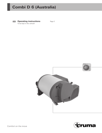 Truma Combi D 6 Operating Instructions | Manualzz