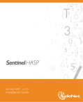 Sentinel HASP v.5.10 Installation Guide | Manualzz