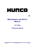 Hurco VM Series Manual: AI Chat & PDF Download | Manualzz