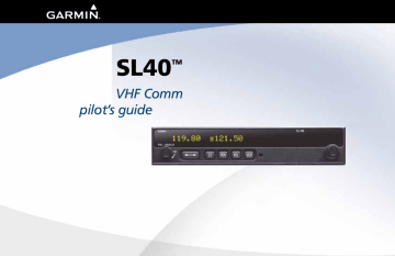 Garmin G300 for Cessna SkyCatcher Pilot's Guide | Manualzz