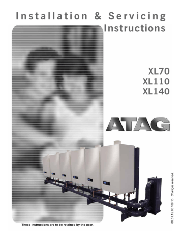Atag XL Series Boiler Installation Manual | Manualzz