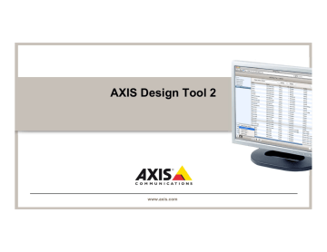 AXIS Design Tool v2 User Manual | Manualzz