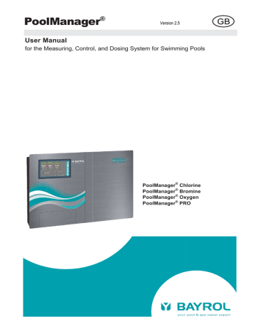 BAYROL PoolManager PRO User manual | Manualzz