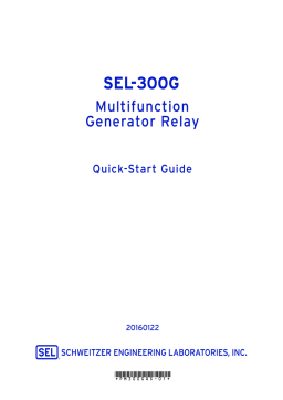 Sel SEL-300G - Quick start Guide, instruction manual, User manual
