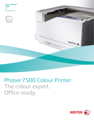 Xerox PHASER 7500 Brochure & Specs | Manualzz