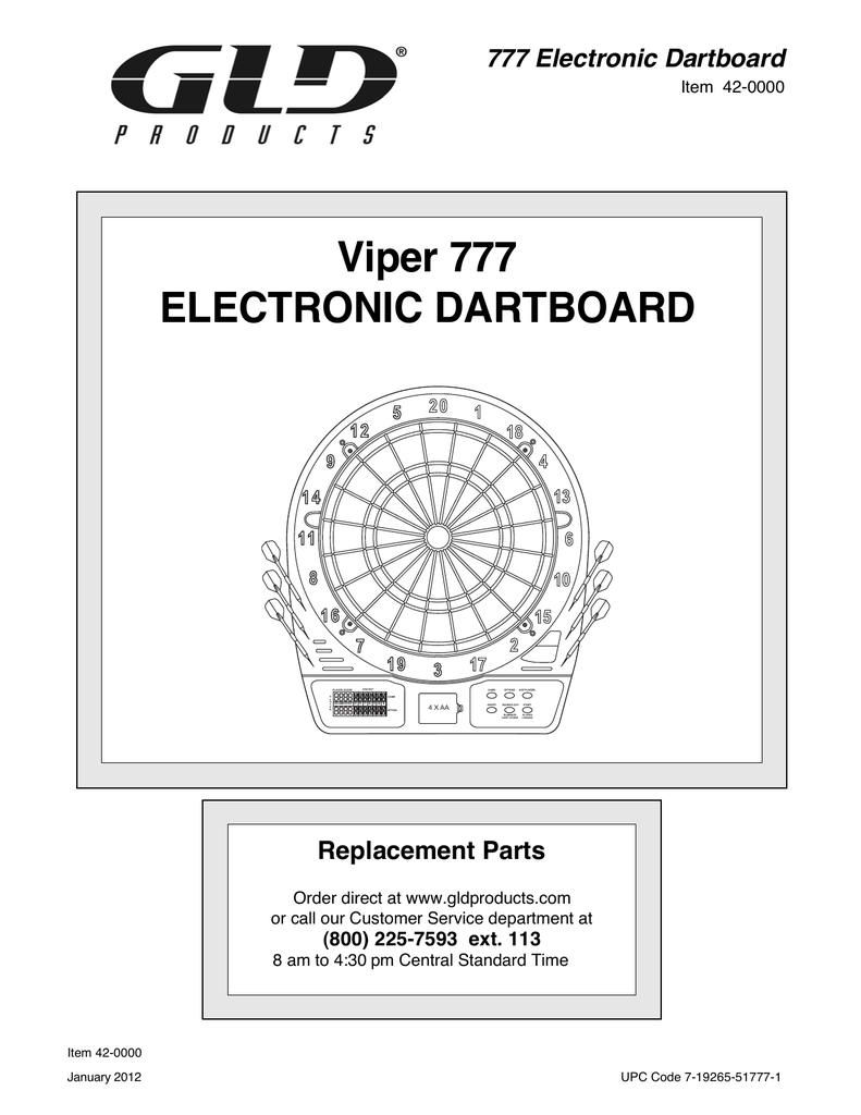 GLD Viper 777 manual | Manualzz