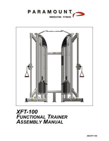 Paramount XFT 100 Functional Trainer Assembly Manual | Manualzz