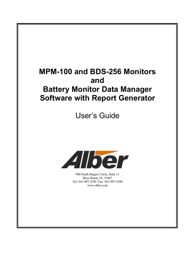 Alber BMDM User Guide | Manualzz