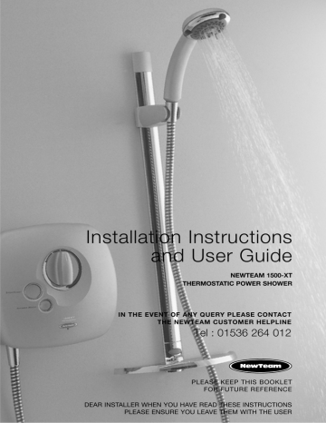 NEWTEAM 1500-XT | Manualzz