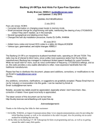 Baofeng UV-5R - User manual, User Guide, Owner's manual