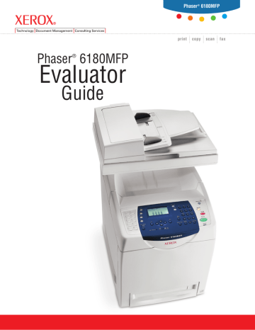 Xerox PHASER 6180MFP Evaluator Manual | Manualzz