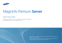 Samsung MagicInfo Premium Server Quick Start Guide | Manualzz