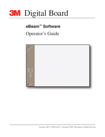 3M Digital Board eBeam Operator’s Guide | Manualzz