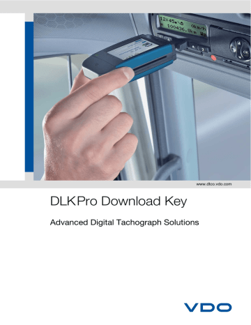 VDO DLKPro Download Key User manual | Manualzz