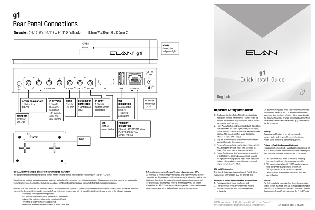 g1 Quick Installation Guide | Manualzz