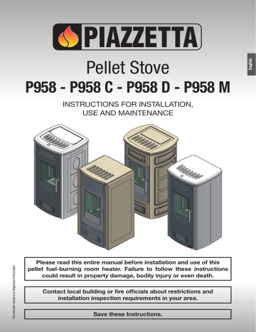 Piazzetta P958 Owner Manual | Manualzz