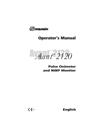 Nonin 2120 Operator's Manual | Manualzz
