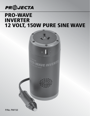 Projecta Pro-Wave PW150 Instruction Manual | Manualzz