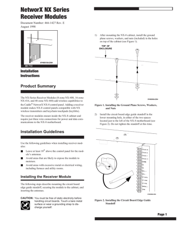 Networx NX-408 Installation Instructions Manual | Manualzz