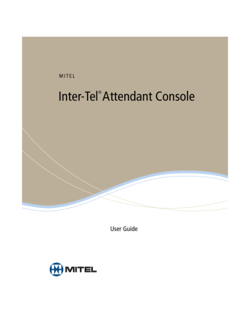 Mitel Attendant Console User Guide | Manualzz