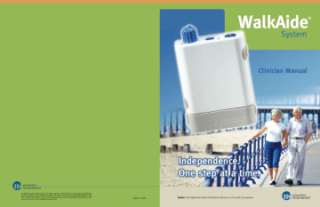 WalkAide System Clinician Manual | Manualzz