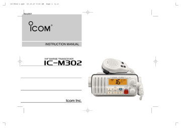 Icom IC-M302 Instruction Manual | Manualzz