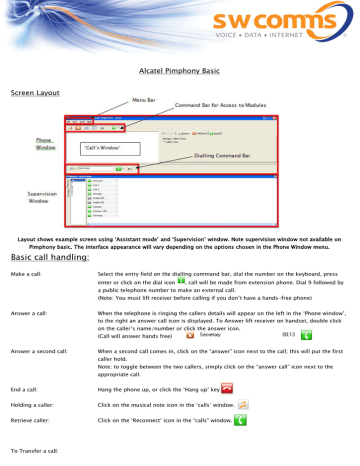 Alcatel PIMphony BASIC | Manualzz